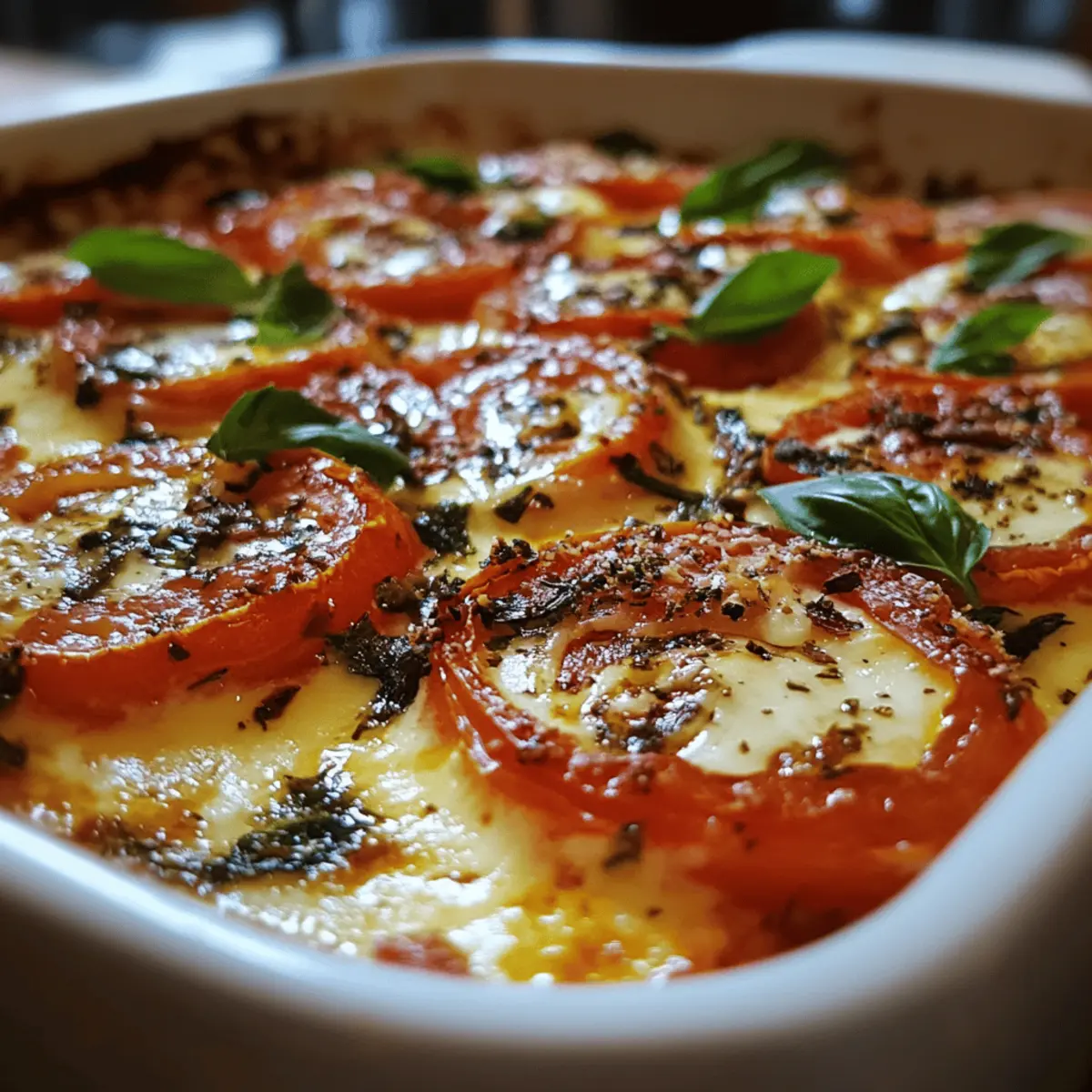 Irresistible Tomato, Basil & Mozzarella Casserole: Crispy Comfort