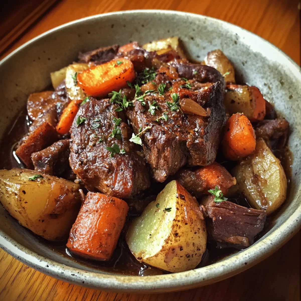 The Ultimate Juicy Comforting Beef Pot Roast with Root Vegetables
