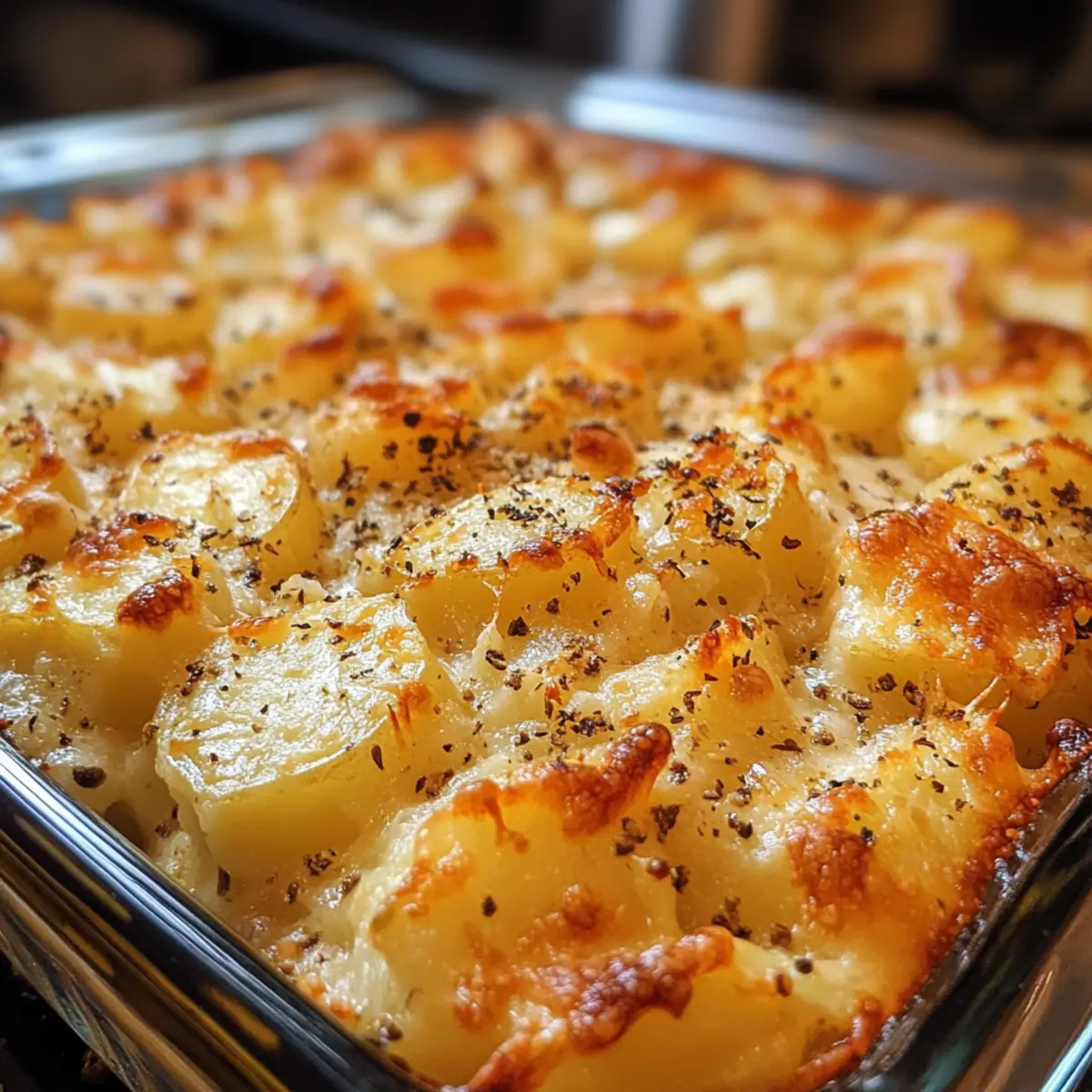 Irresistible Creamy Delicious Classic Cheesy Potato Bake